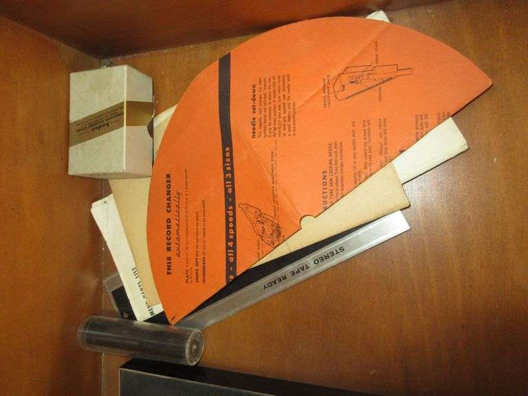 Wards Airline mid-century stereo console cabinet, 66"W x 19"D x 28"H ...