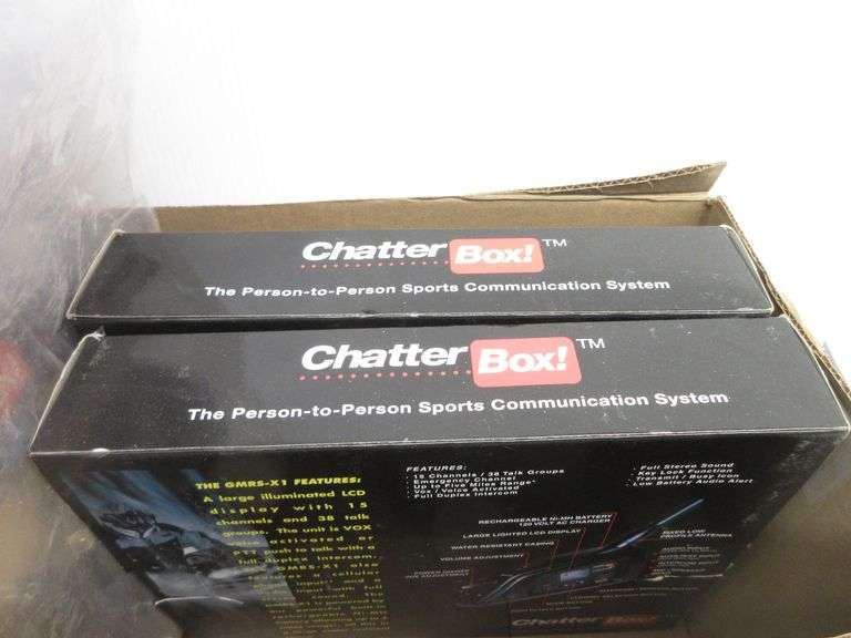 (3) Sets of chatterbox helmet to helmet communicators, lots of ...