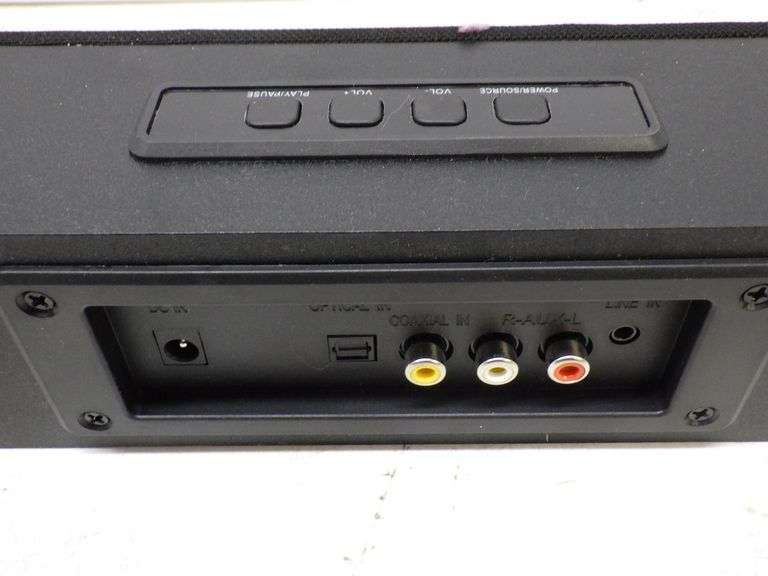 ClearWave wireless soundbar with remote, 37"L, opened box, in new ...