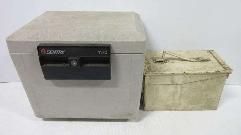 Sentry safe file cabinet with keys inside, 15"W x 11"D x 14"H; White ...