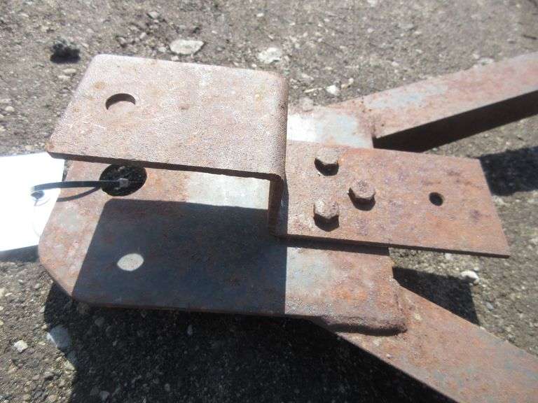 Pull behind disc, 34"W, used, homemade - Albrecht Auction Service