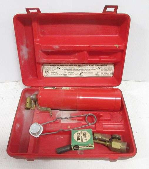 Craftsman propane torch set in case, comes with multiple tips and ...