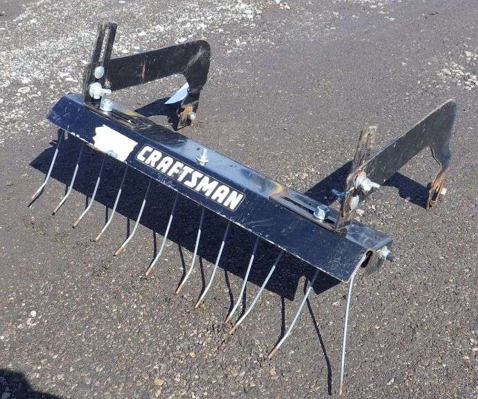 20" Craftsman lawn dethatcher - Albrecht Auction Service