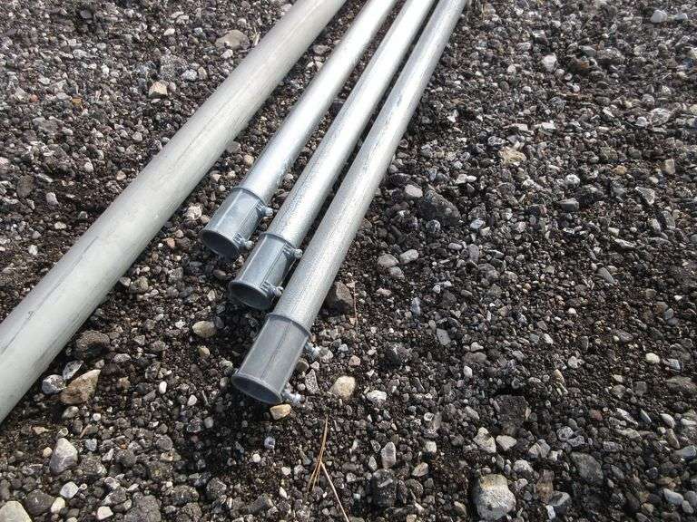 L-shaped conduit, 1" and 1 1/2" pide, used - Albrecht Auction Service