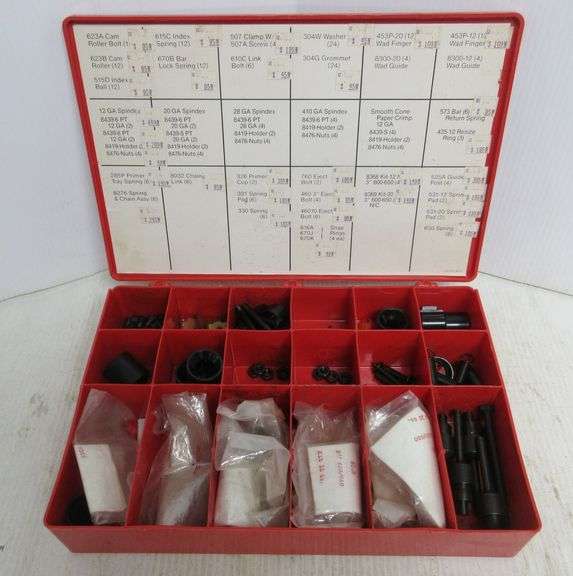 Mec box with reloading accessories, good - Albrecht Auction Service