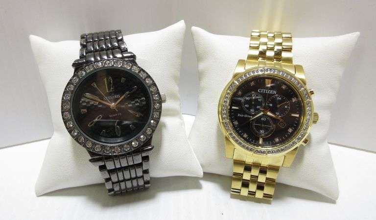 Citizens Eco Drive mens watch; Kessaris JCR770B mens watch, broken band ...