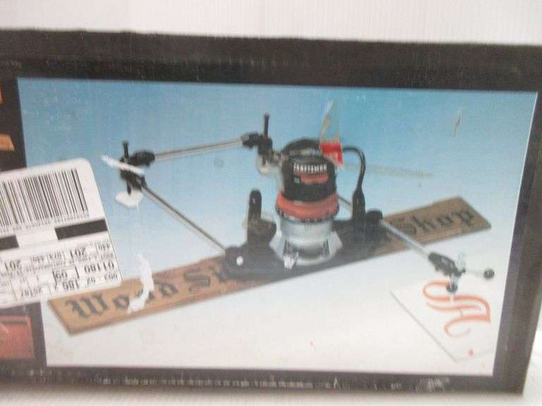 Heavy-duty Craftsman router, pantograph, new - Albrecht Auction Service