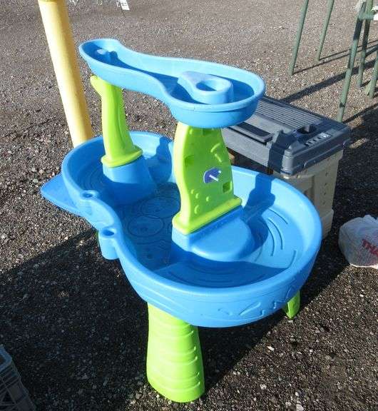 Step 2 tool bench, Step 2 water/sand table, and Fisher Price basketball ...