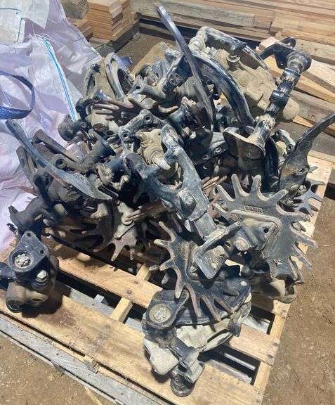 (12)-Frame Mount Dawn GFX Row Cleaners, Off a John Deere Planter ...