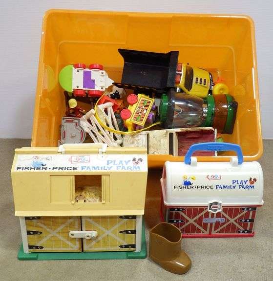 Assorted older kids toys, up to 9"H, used, wear - Albrecht Auction Service