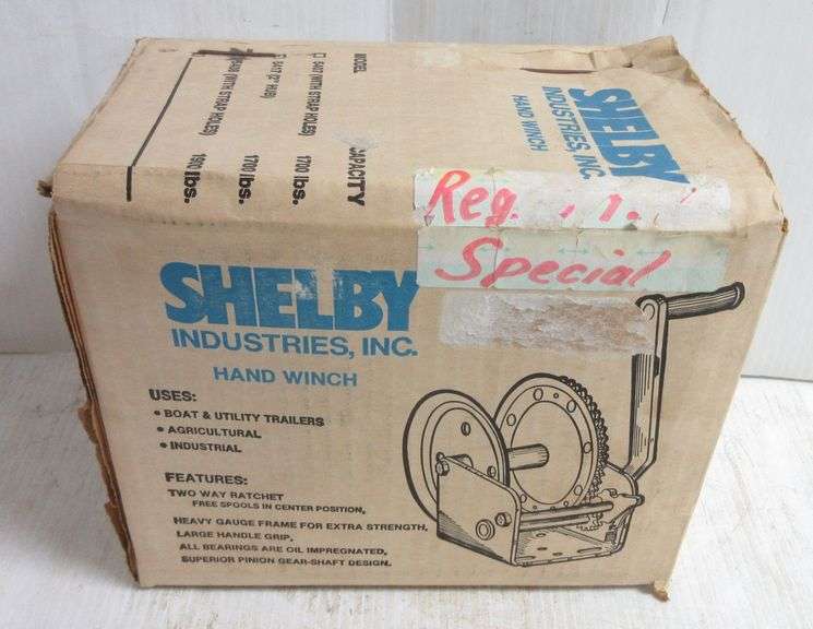 Shelby hand winch, used - Albrecht Auction Service
