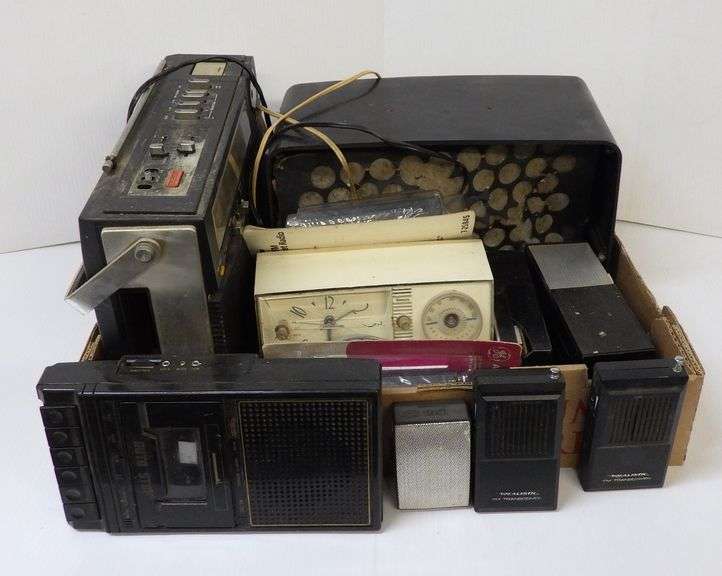 Older Radios and Transceivers, includes: Emerson radio with track ...