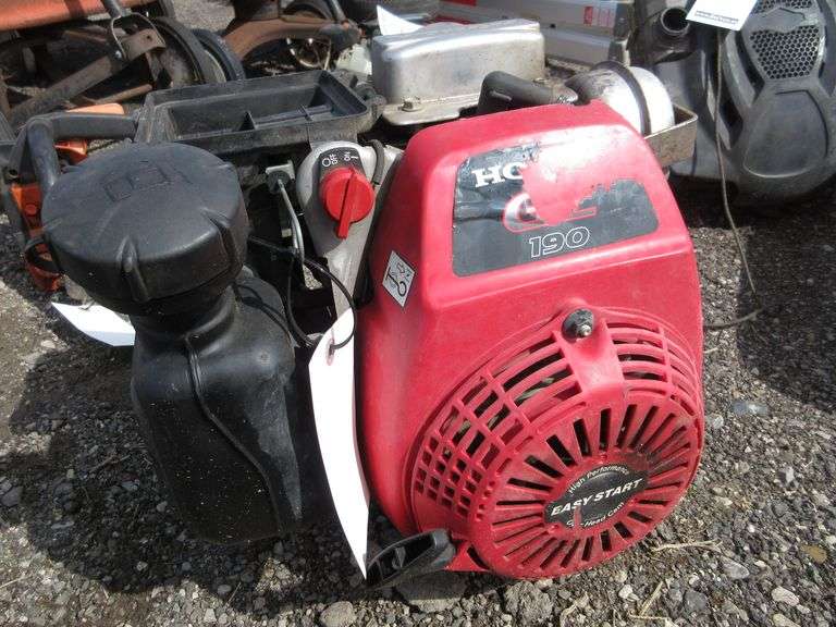 Honda GC190 motor, starts for a second with fluid but stalls out, as is ...