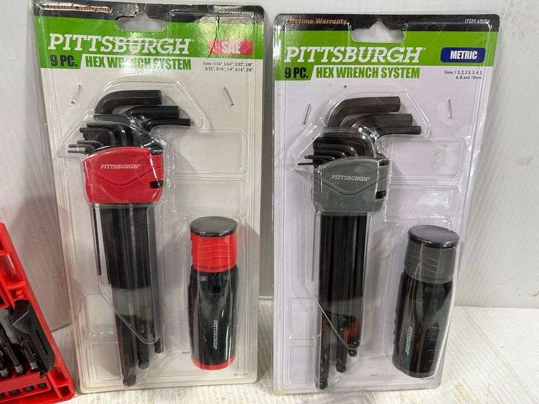 Milwaukee and Pittsburgh tools, most new - Albrecht Auction Service