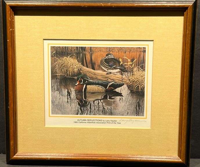 1985 California Waterfowl Association Print of the Year, "Autumn ...