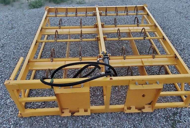 Land Honor 10-Bale Accumulator Grapple, Skid Steer Hook-Up with ...