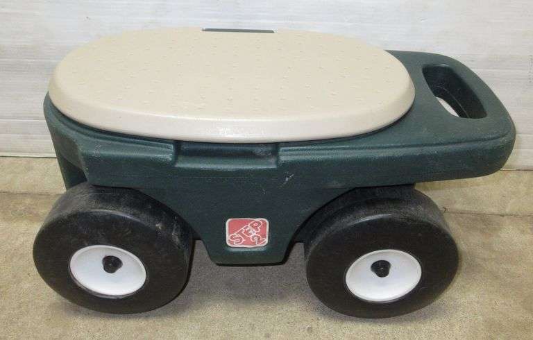 Step 2 garden cart with storage, seat lifts up, 12"W x 21"L x 11 1/2"H ...