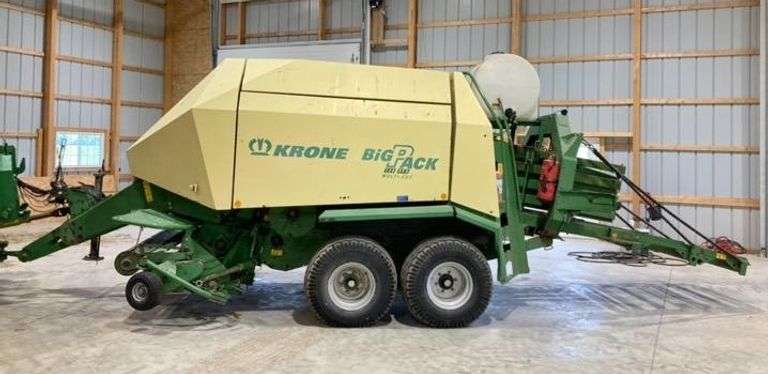 2005 Krone Big Pack 128 Large Square Baler, 3x4 Bale Size, Good Working ...