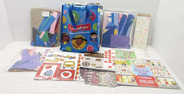 Homeschool kits, includes: Sticker projects, paper building kits ...