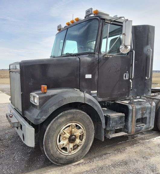 This item Selling ABSOLUTE! ~~~ 1986 White Semi Tractor, (Showing ...