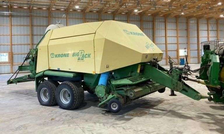 2005 Krone Big Pack 128 Large Square Baler, 3x4 Bale Size, Good Working ...