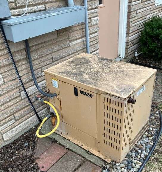 Winco Standby Generator with Automatic Transfer Switch, Model PSS8000 B ...