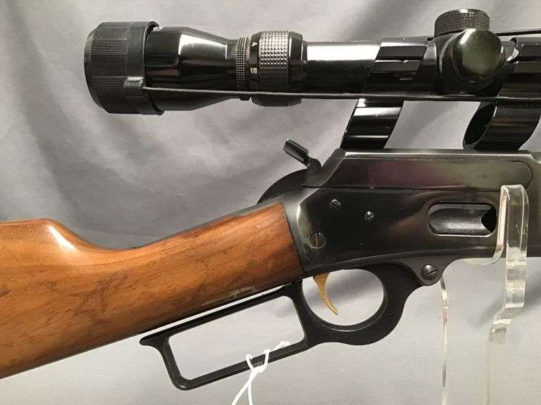 Marlin Model 1894 .44 Mag. Lever Action Rifle, JM Stamped, with Scope ...