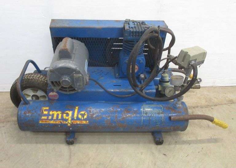 EMGLO air compressor, cuts off at 120 CFM, works well - Albrecht ...