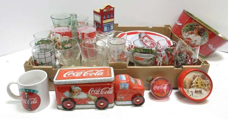 41-Piece Coca-Cola collectors items - Albrecht Auction Service