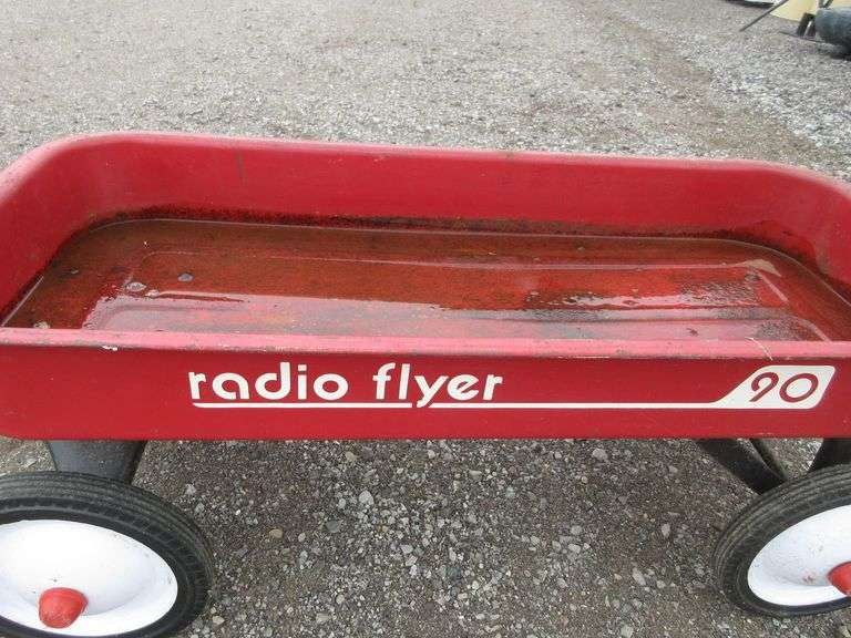 Vintage Red Rider wagon, some rust - Albrecht Auction Service
