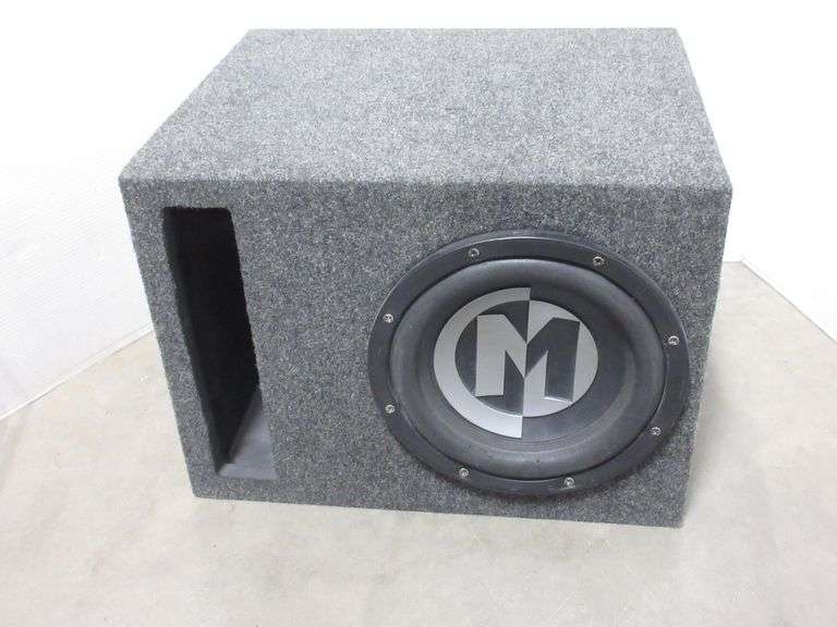 Memphis audio PR 10" subwoofer, ported box, 18"W x 15"D x 13 1/2"H ...