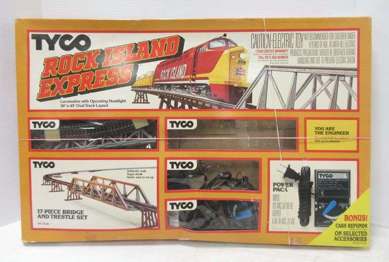 Tyco-Partial train set Yugoslavia, all cars caboose and engine marked ...