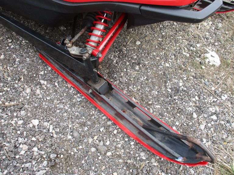 1997 Yamaha 700 Triple snowmobile, 3,443 miles, last used in winter ...