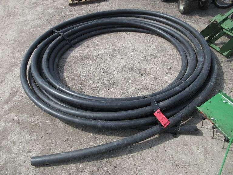 2" Black water line, HDPE 160 PSI, plastic, approx. 200' of pipe ...