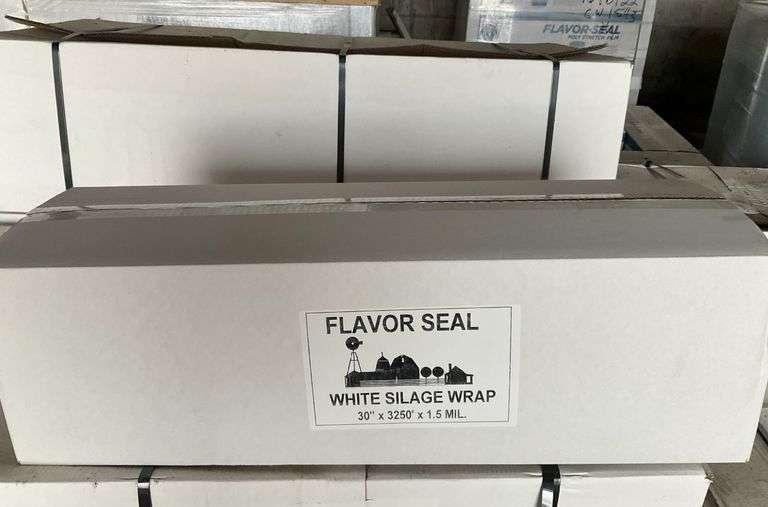 (6)-Rolls of Flavor Seal 1.5 Mil Silage Bale Wrap, NOTE: You are ...