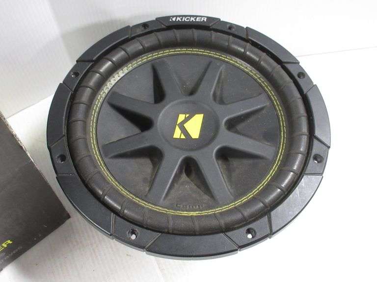 Kicker comp 10" subwoofer, like new - Albrecht Auction Service