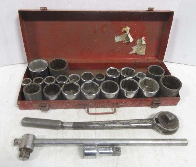 3/4" Socket set, used - Albrecht Auction Service