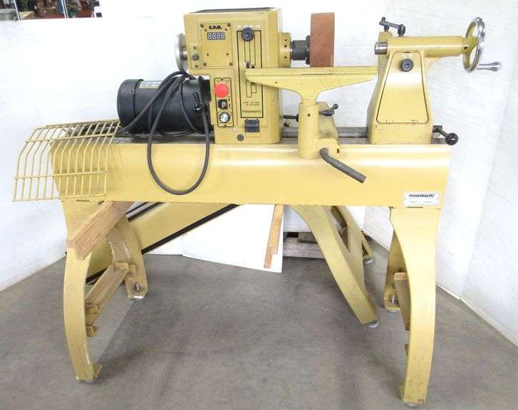 Powermatic Lathe, Model No. 3520B, 50"L, 2 HP, 220V, 1-phase, with ...