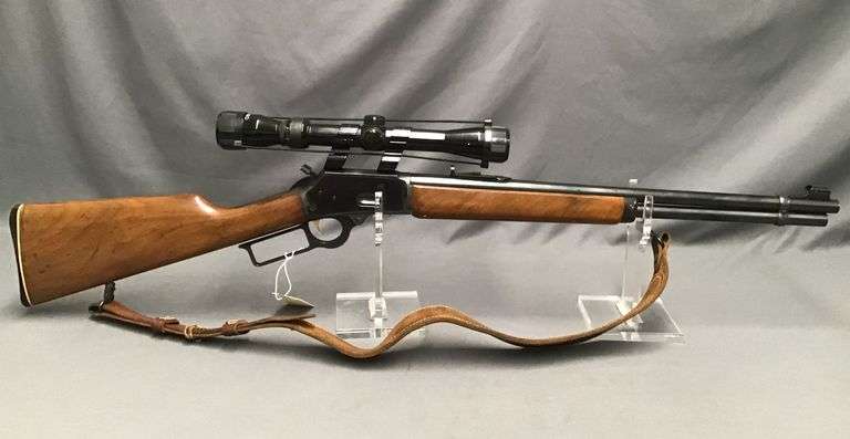 Marlin Model 1894 .44 Mag. Lever Action Rifle, JM Stamped, with Scope ...