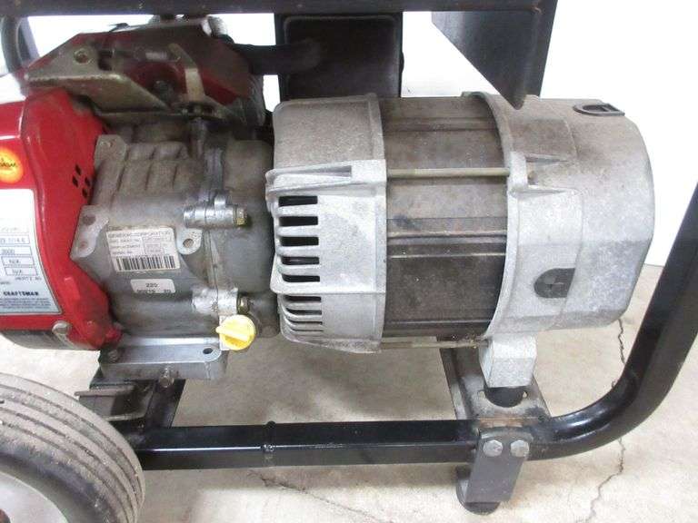 Craftsman 3500W generator, runs great, new oil and full tank of fresh ...