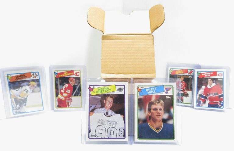 1988-89 Topps hockey complete set, great - Albrecht Auction Service