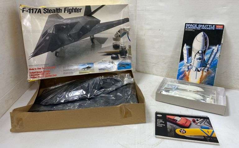 Model Space Shuttle and Booster Rockets by Academy, 1/288th scale, NIB ...