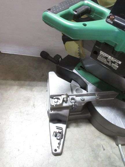 Miter saw, Hitachi C12FDH dual compound, 12" blade with laser guide ...