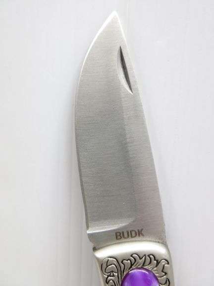 Budk Worldwide Collectible pocket knife with tin case, Sonja's Revenge ...