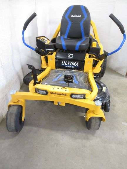 Cub Cadet ZT1 42E Ultima zero turn lawn mower, 56V, 60 AMP hour lithium ...