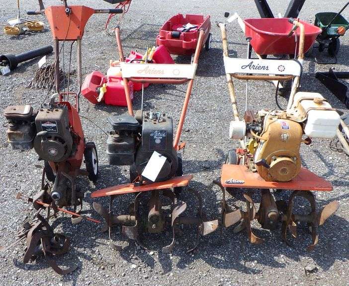 (3) Roto tillers, for parts or repair, as is - Albrecht Auction Service