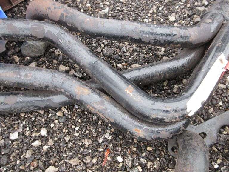 Small block Chevy exhaust headers, 3"Dia outlet, good - Albrecht ...