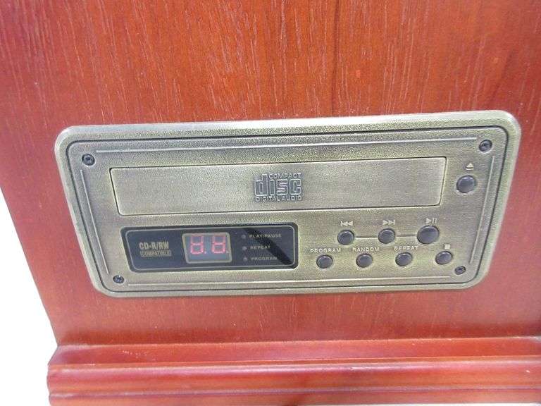 Vintage looking classic AM/FM radio with CD player, 12"W x 11"D x 15"H ...