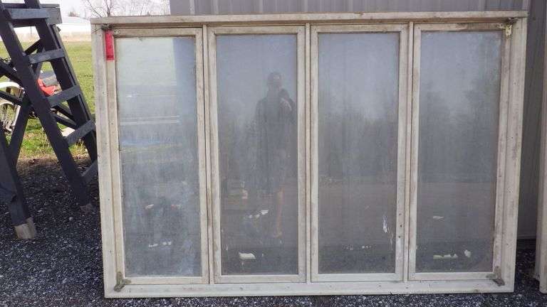 Andersen window, Frame Size- 82 1/2" x 56", never been installed ...