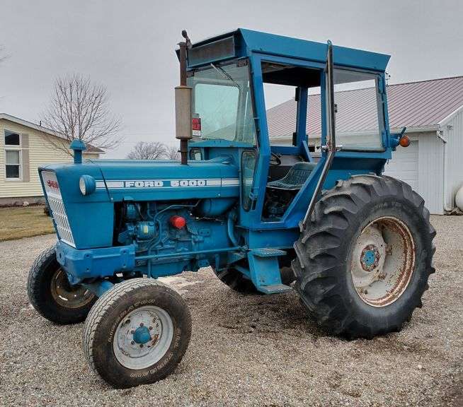 Ford 5000 Tractor with cab, just rebuilt 5610 motor, went through ...